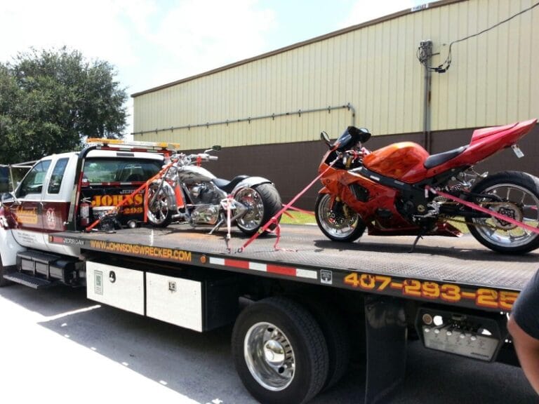 Balancing Act: Motorcycle Towing Done Right | Johnson's Wrecker Service ...